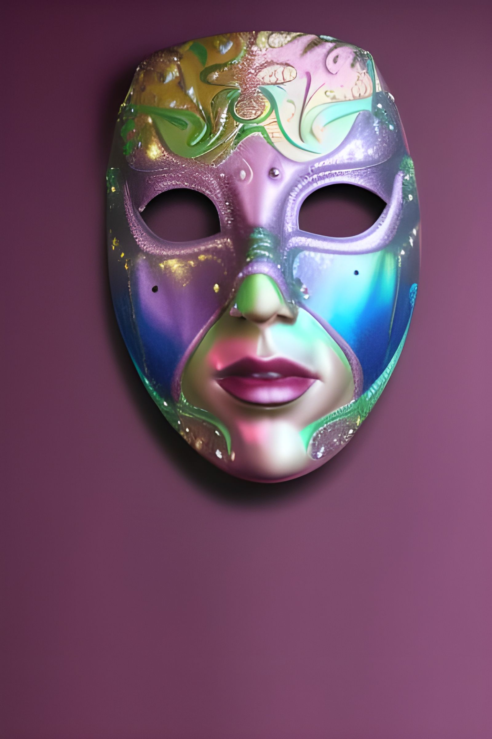 Masquerade Mask 28 - AI Generated Artwork - NightCafe Creator