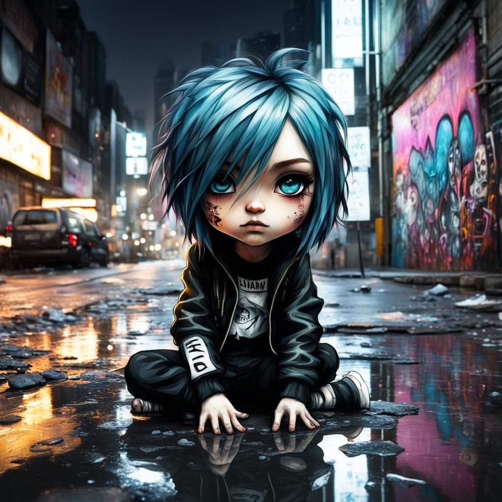 The Emo Life's for Me - AI Generated Artwork - NightCafe Creator