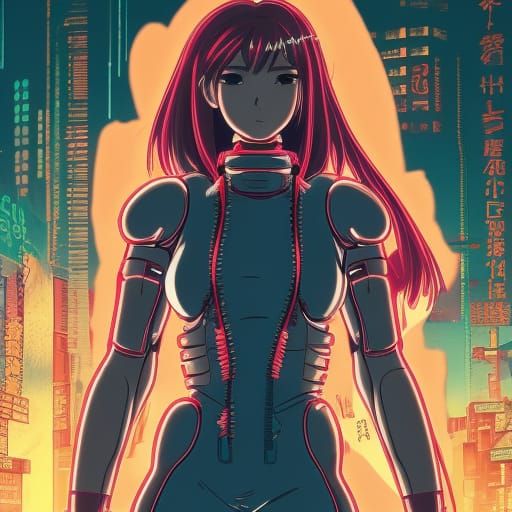 Anime by artist "MAPPA", Girl, Multilayered color Eyes, Sharp Eyebrows ...