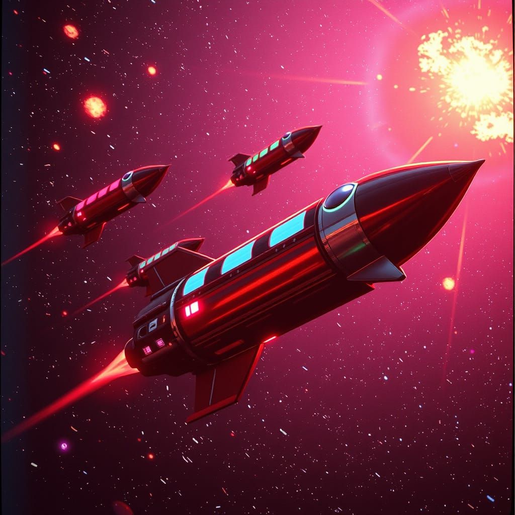 Cosmic Breakdancing Heroes in a Galactic Dance-Off - AI Art