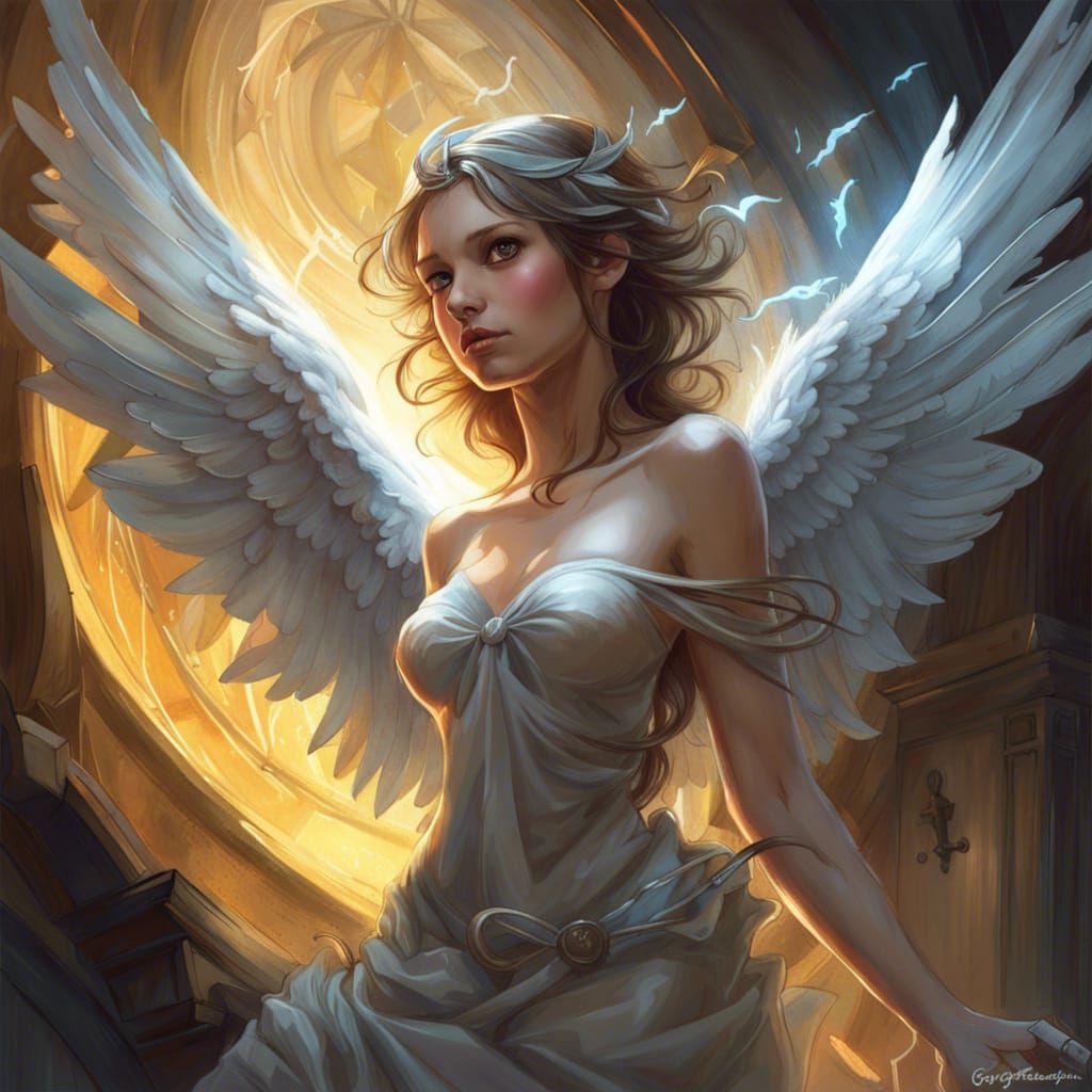 Risen Angel - AI Generated Artwork - NightCafe Creator