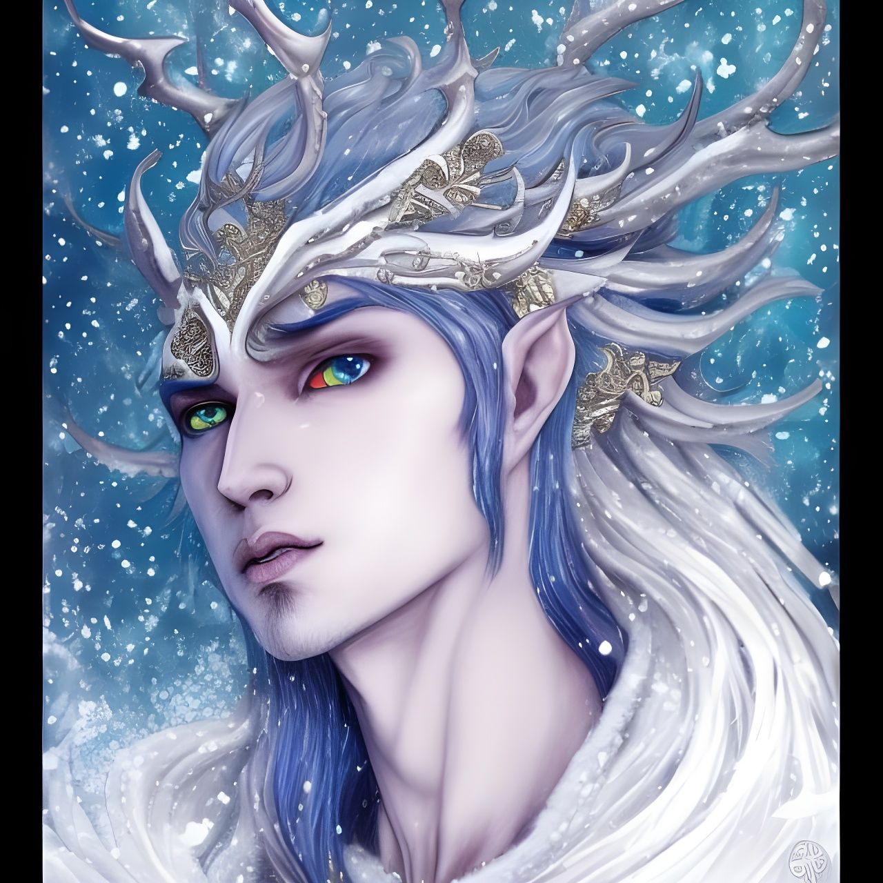 Ice Elf 1 - AI Generated Artwork - NightCafe Creator