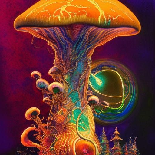 Shrooms 1 : r/nightcafe