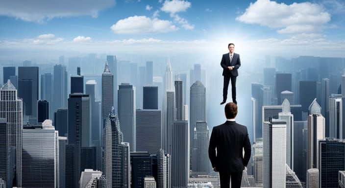 Investor in front of company : r/nightcafe