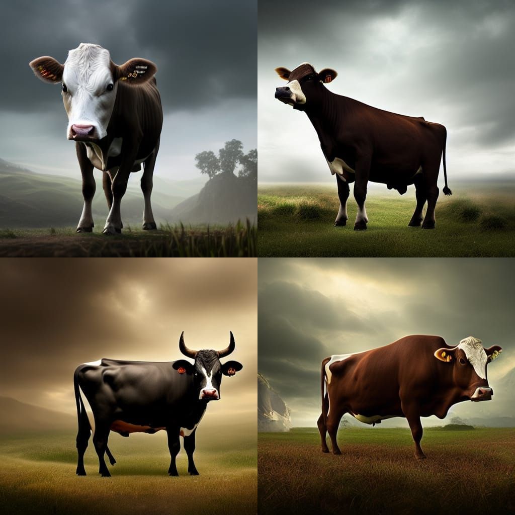 epic cow - AI Generated Artwork - NightCafe Creator