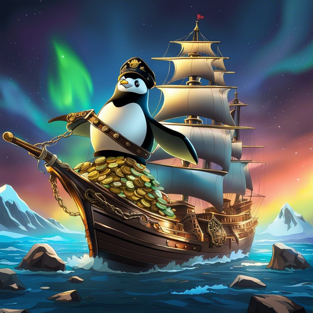 Captain Penguin - AI Generated Artwork - NightCafe Creator