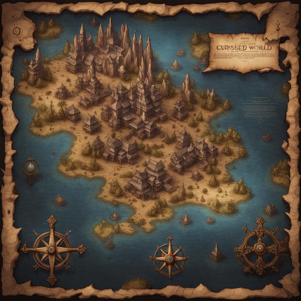 The cursed isle - AI Generated Artwork - NightCafe Creator