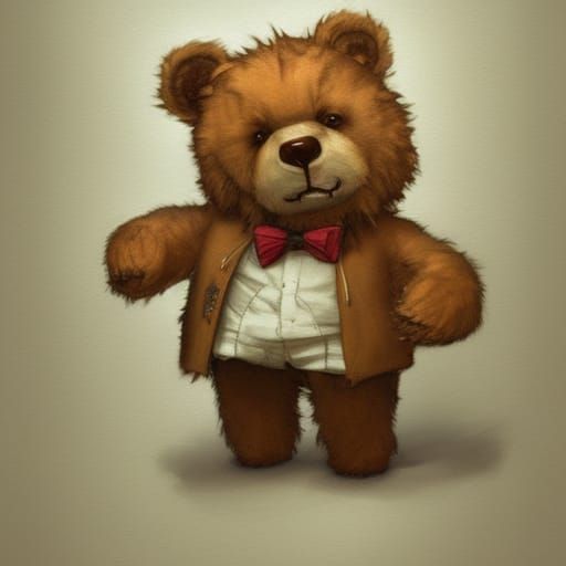Dapper Bear - AI Generated Artwork - NightCafe Creator