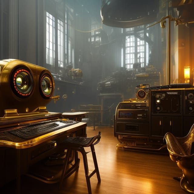 Retro Computer - AI Generated Artwork - NightCafe Creator