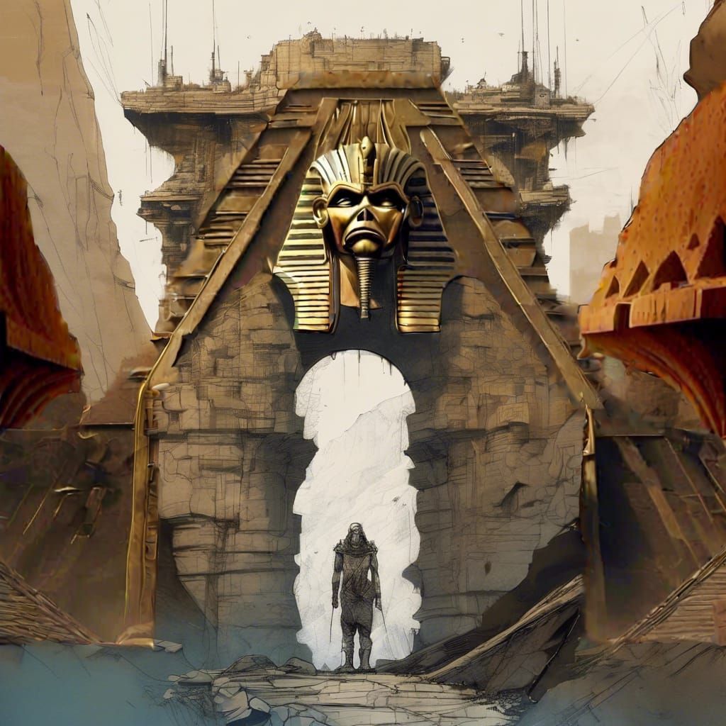 Ancient gates - AI Generated Artwork - NightCafe Creator