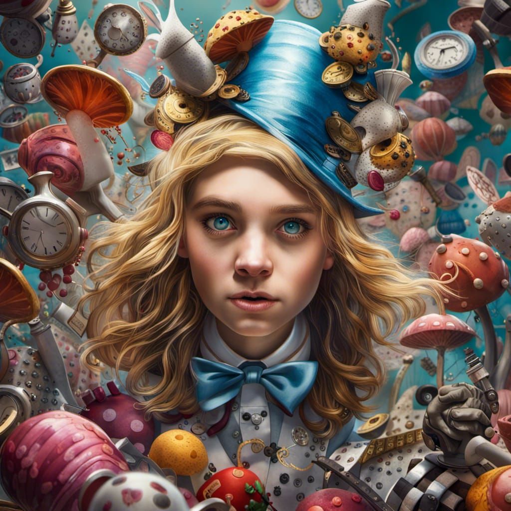Alice In Wonderland - AI Generated Artwork - NightCafe Creator