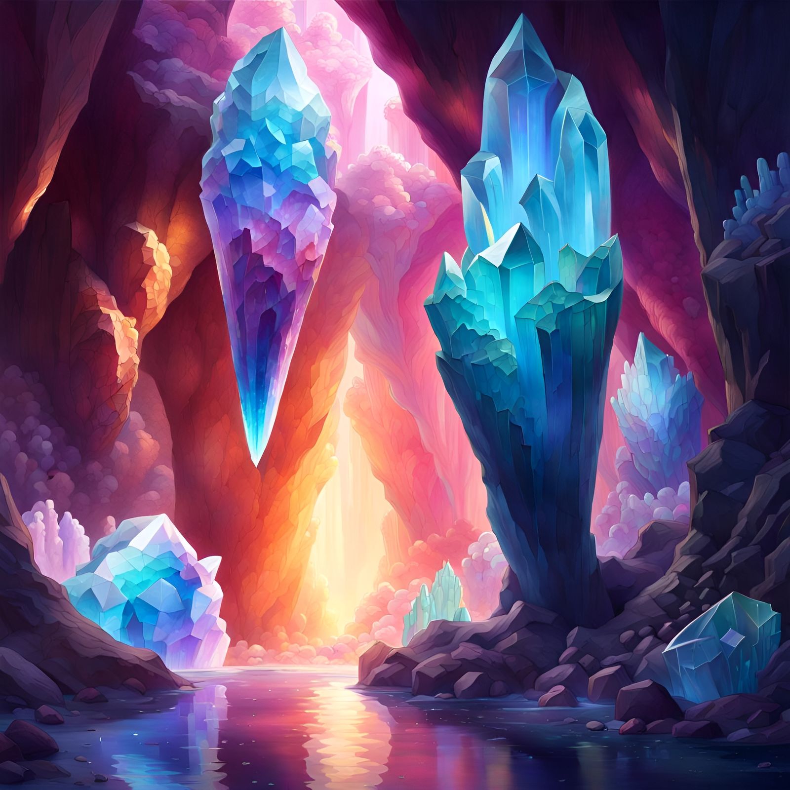 magic world of light - AI Generated Artwork - NightCafe Creator