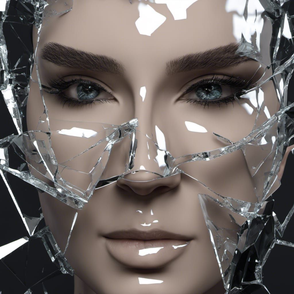 Shattered Masks - we all wear one! - AI Generated Artwork - NightCafe ...