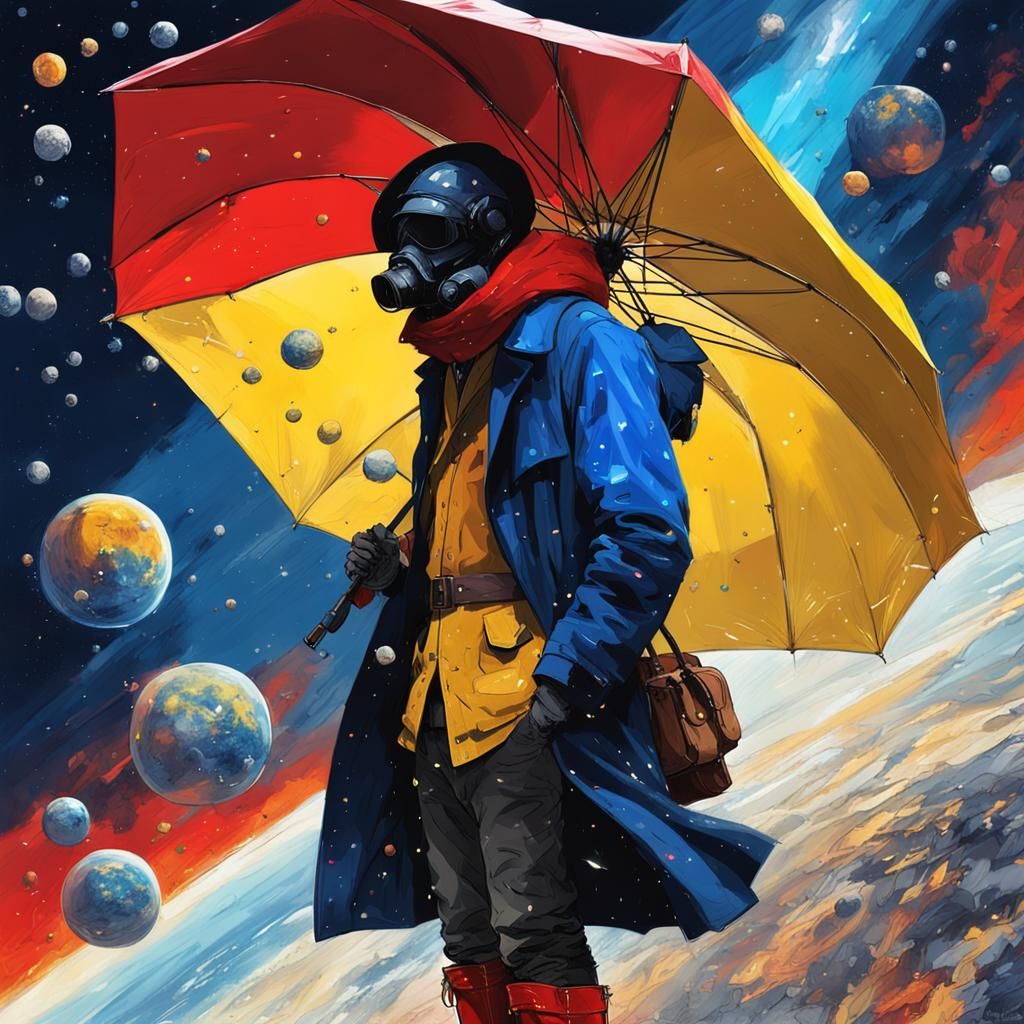 Random person in space - AI Generated Artwork - NightCafe Creator