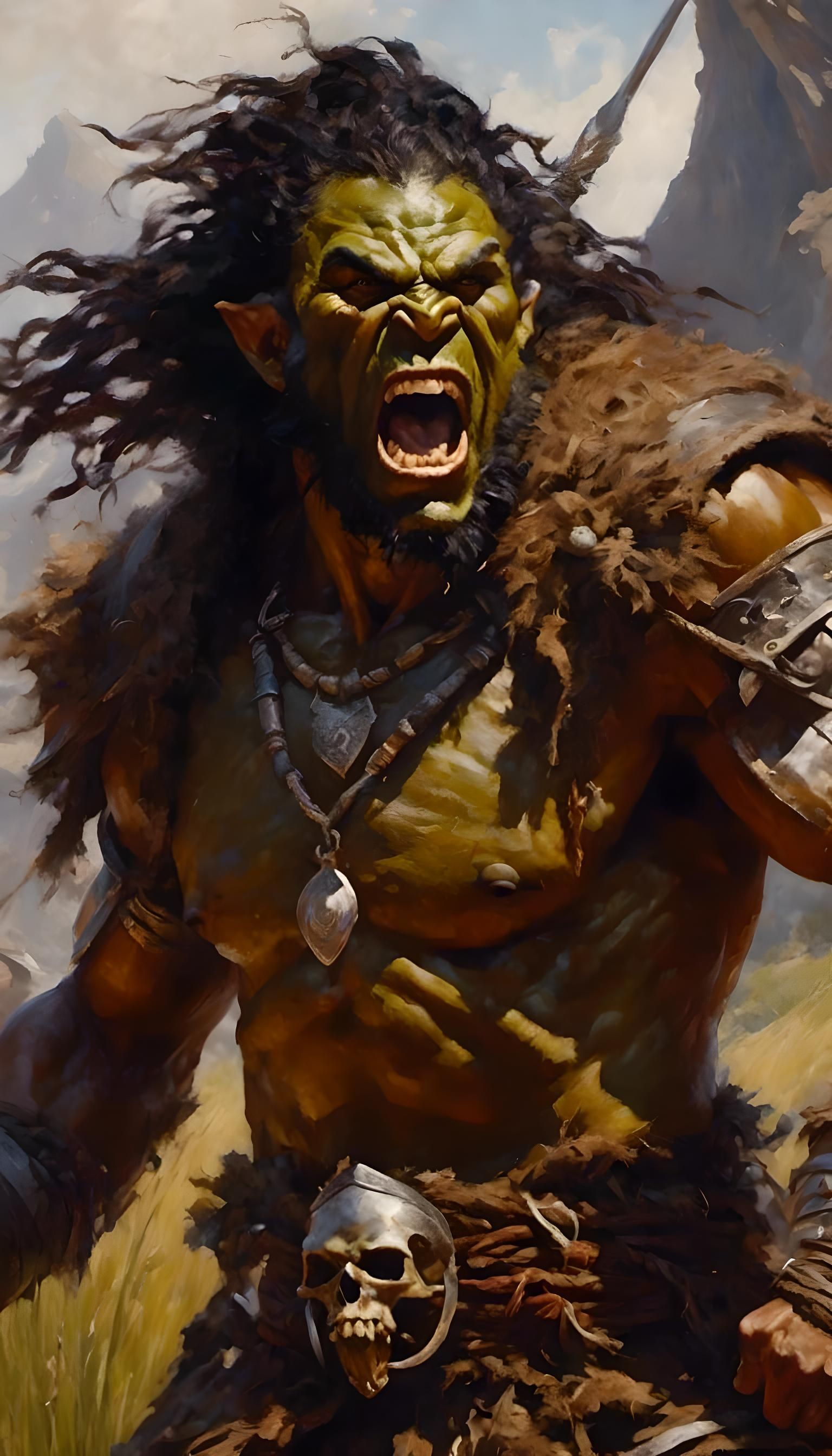 Orc Hunter - AI Generated Artwork - NightCafe Creator