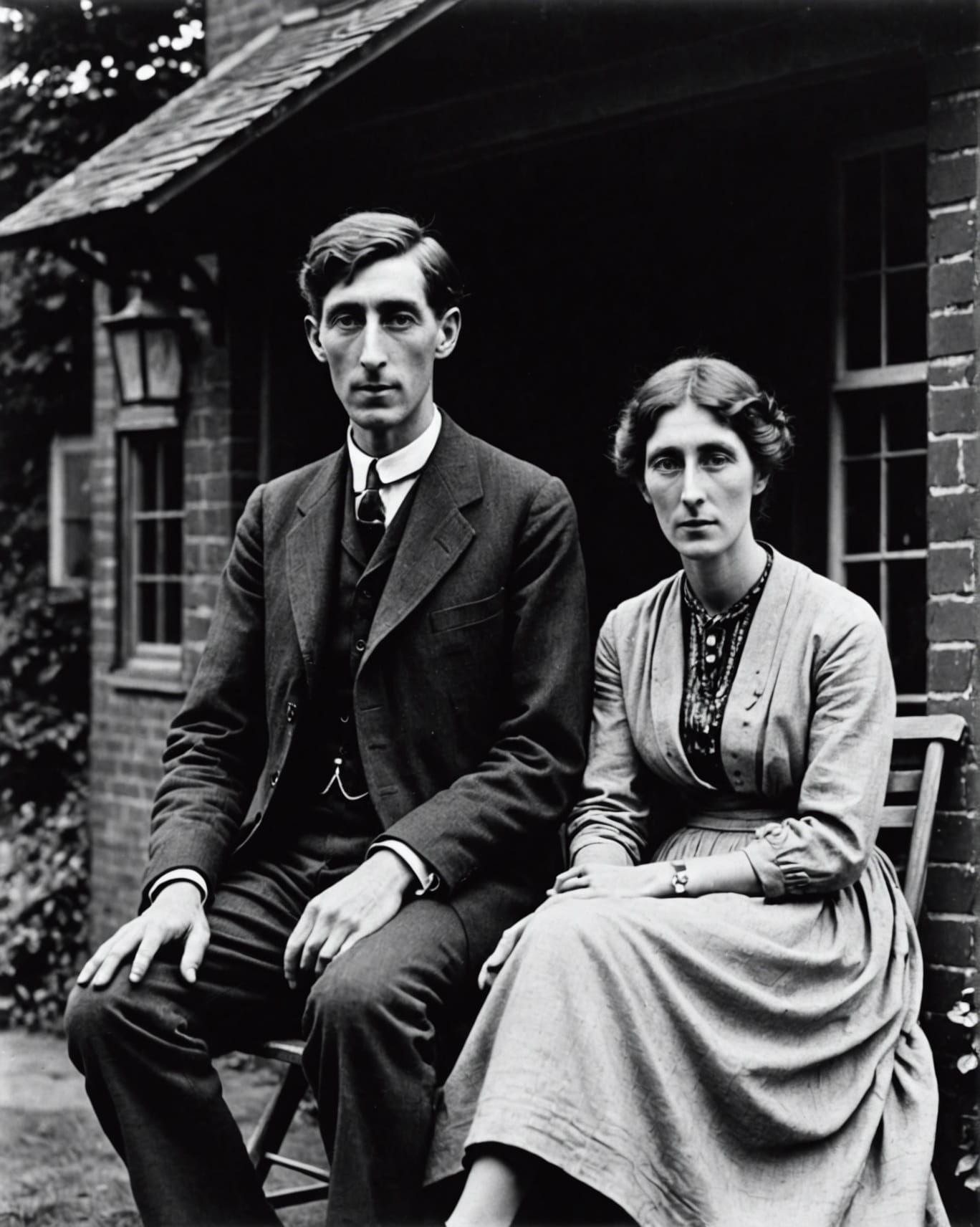 Virginia Woolf and Leonard Woolf in 1912 - AI Generated Artwork ...
