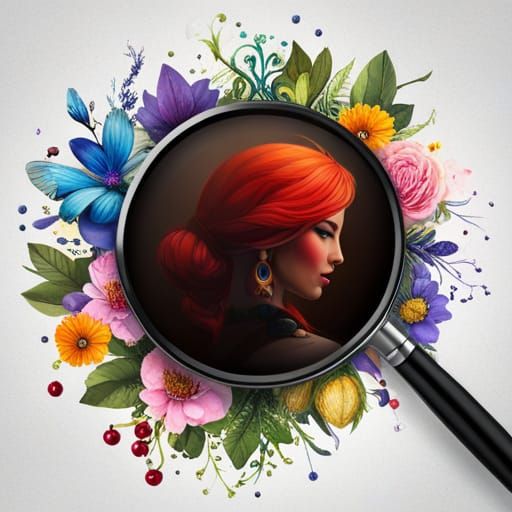 Magnifying glass 🔍 - AI Generated Artwork - NightCafe Creator
