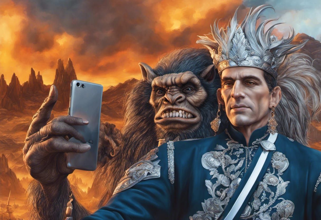 Troll selfie - AI Generated Artwork - NightCafe Creator