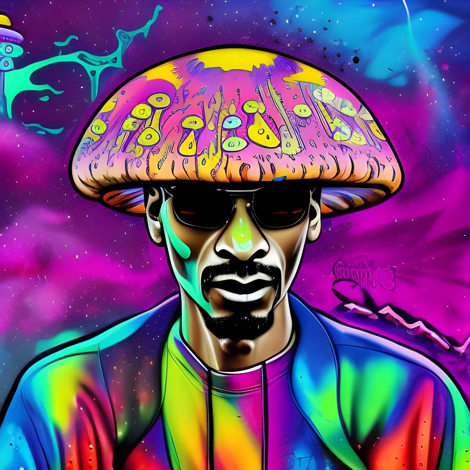Snoop Dogg Magic - AI Generated Artwork - NightCafe Creator