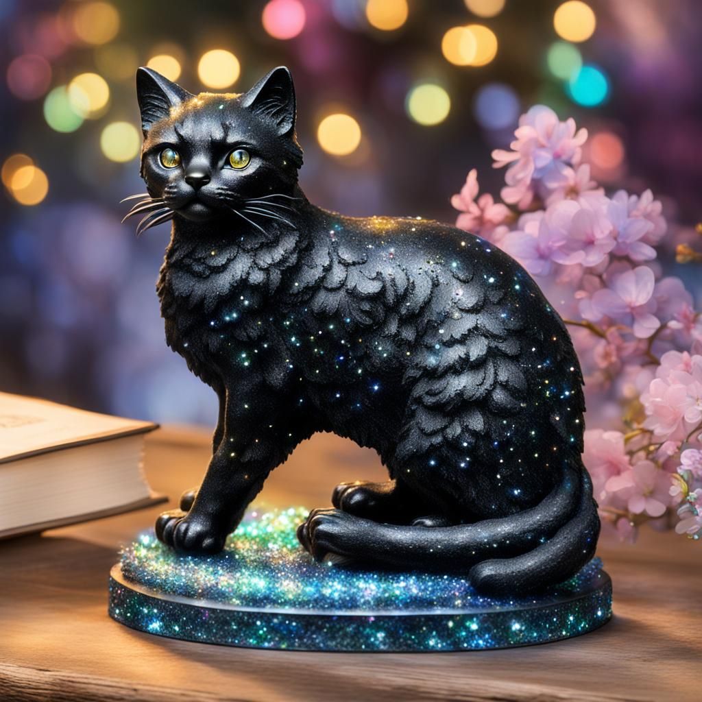 [FAILED] Rayni's Sparkly Cat Statue #2 - AI Generated Artwork ...