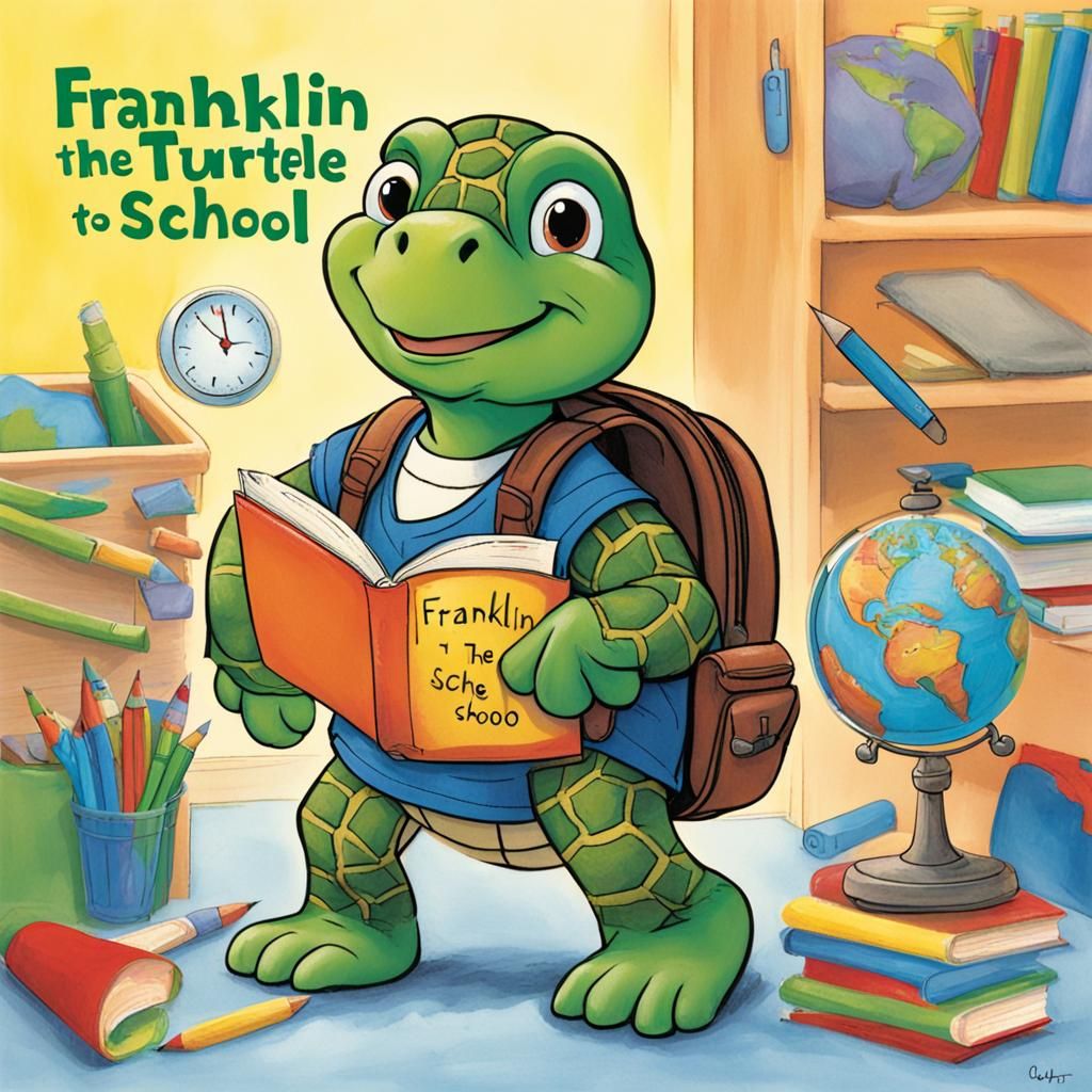 Franklin the Turtle goes to school - AI Generated Artwork - NightCafe ...