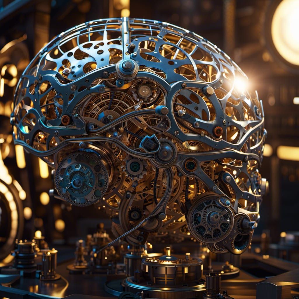Artificial Consciousness Brain - AI Generated Artwork - NightCafe Creator