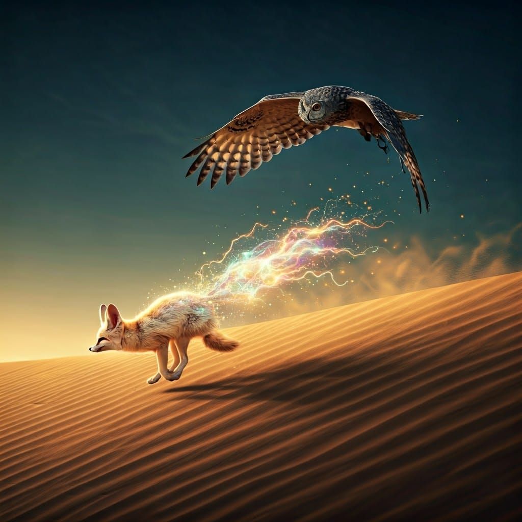 Fennec Fox teleports out of danger - Fennec Fox Transforms i...