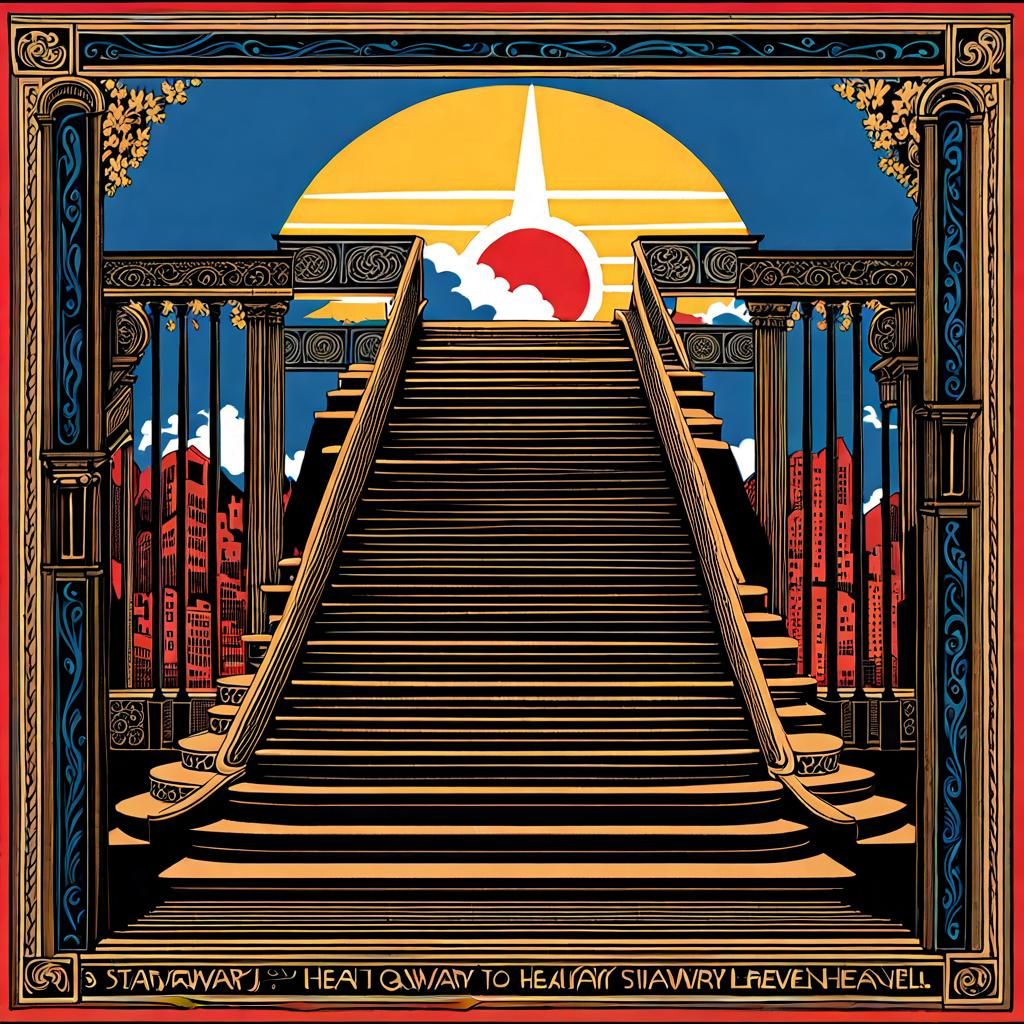 Stairway to Heaven by J. G. Quintel - AI Generated Artwork - NightCafe ...