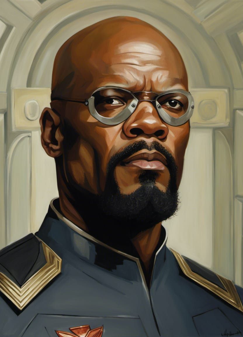 Commander Nick Fury - AI Generated Artwork - NightCafe Creator