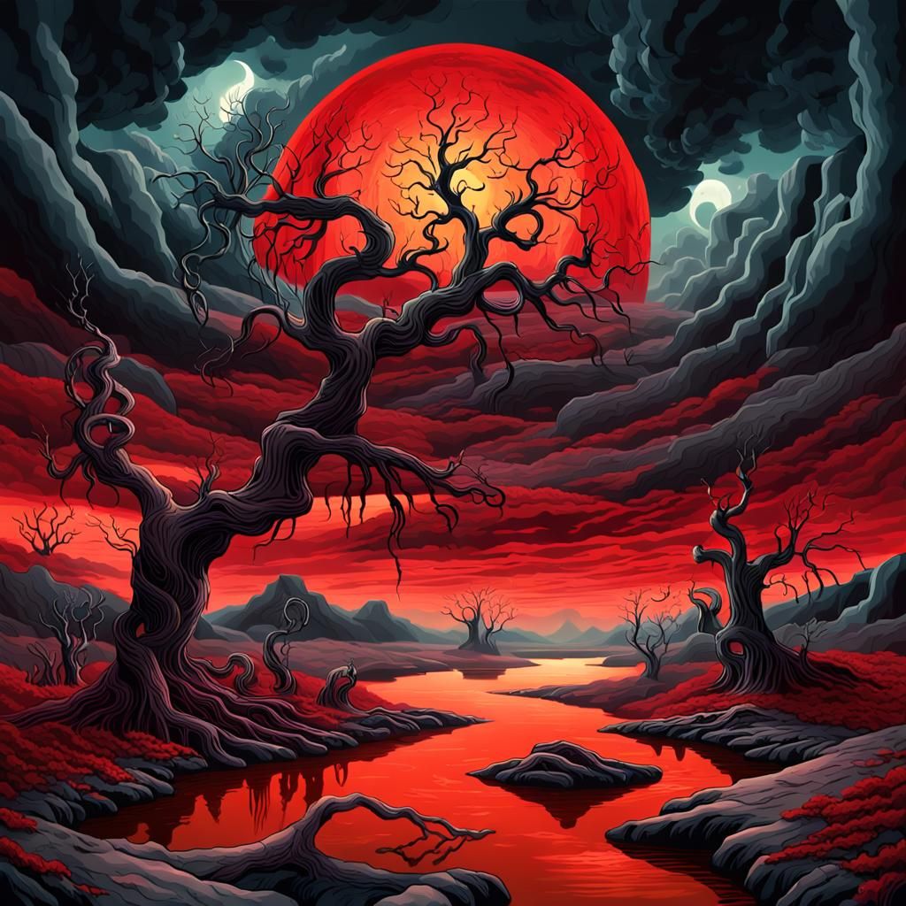 craft a vivid, haunting image inspired by corrupted ascii art ...