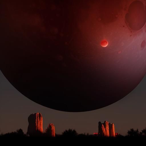 Las cruces present day 2024 Real world blood moon in the sky that ...