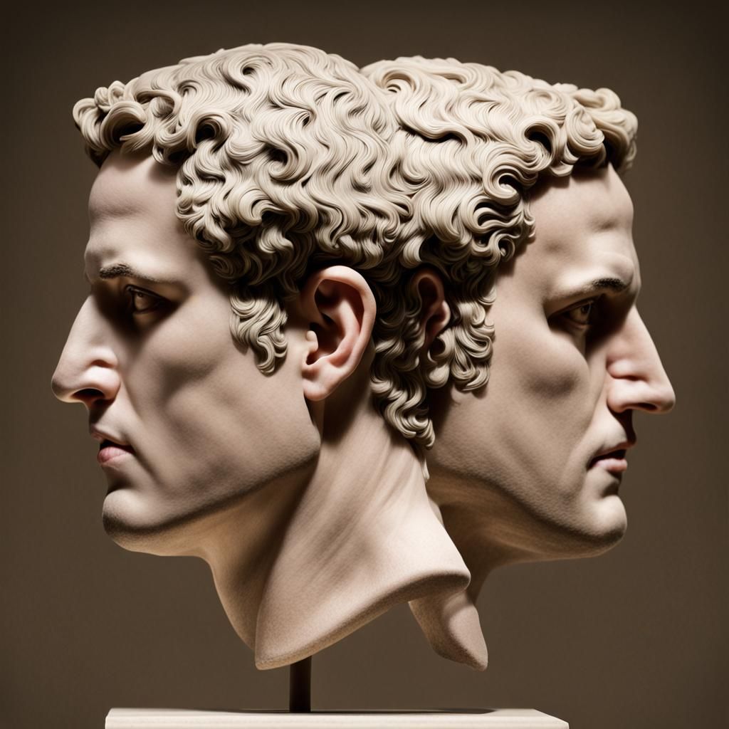 Two faced - AI Generated Artwork - NightCafe Creator