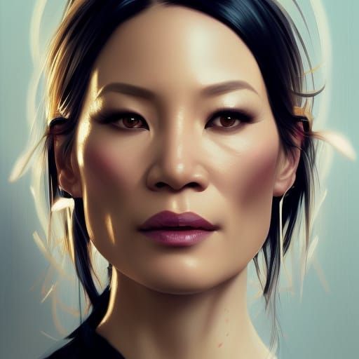 Lucy Liu - AI Generated Artwork - NightCafe Creator