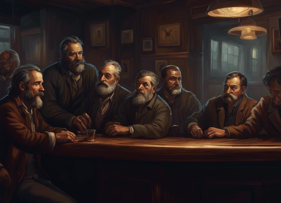 Out for a drink - AI Generated Artwork - NightCafe Creator