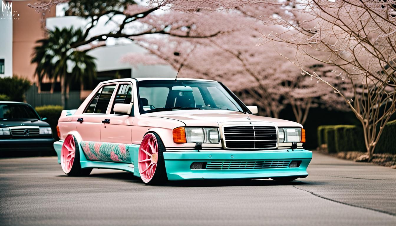Mercedes-Benz 190E 2.6l 1992 (Arizona Iced Tea on car:1.4) lowered ...
