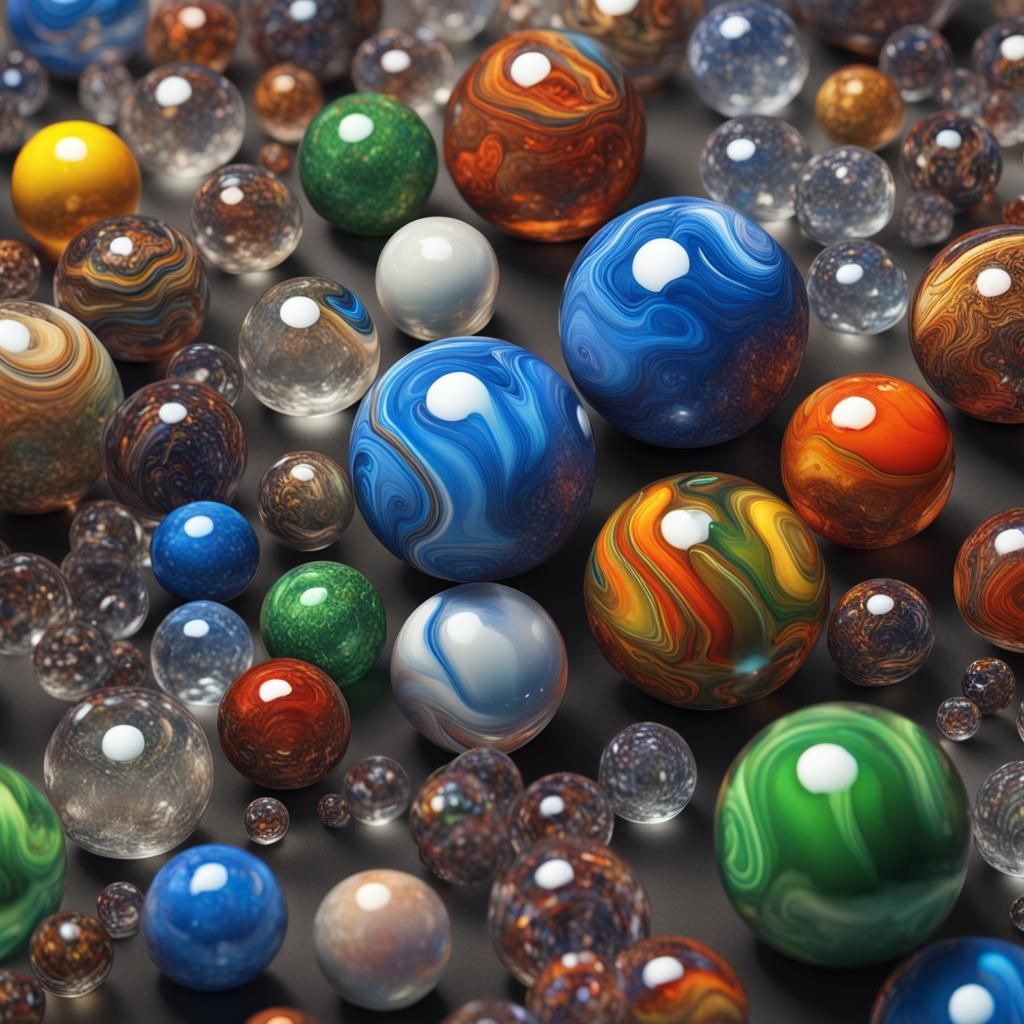 Marbles, ultra hd, realistic, vivid colors, highly detailed, UHD ...