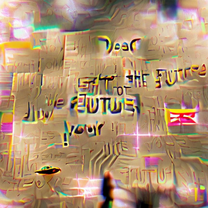 A message from the future - AI Generated Artwork - NightCafe Creator