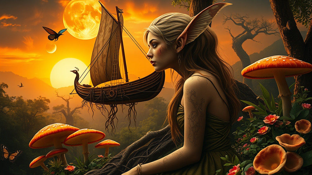 Jean-Baptiste Monge , Klimt and and Bosch style. Full body beautiful ...