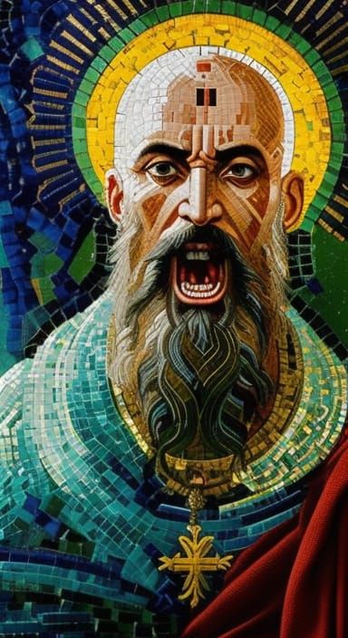 Monk scream - AI Generated Artwork - NightCafe Creator