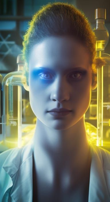 Lab assistant - AI Generated Artwork - NightCafe Creator