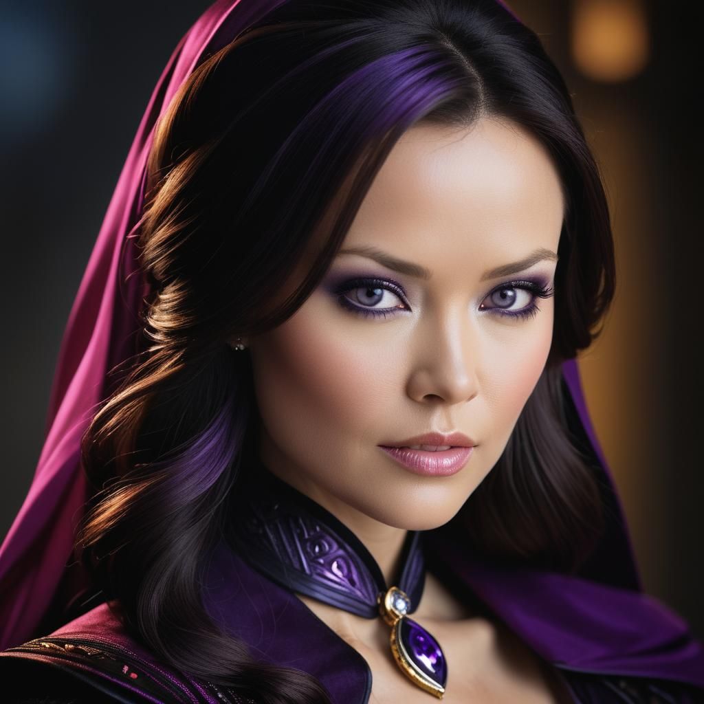 Purple Portraits: Summer Glau - Purple Portraits: Summer Gla...
