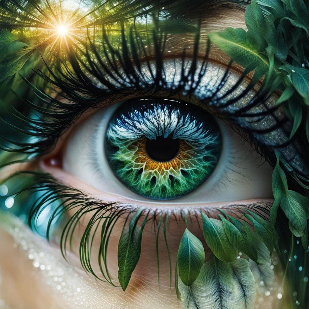 Double Exposure :: [wide shot] Reflection of a Forest :: close-up ...