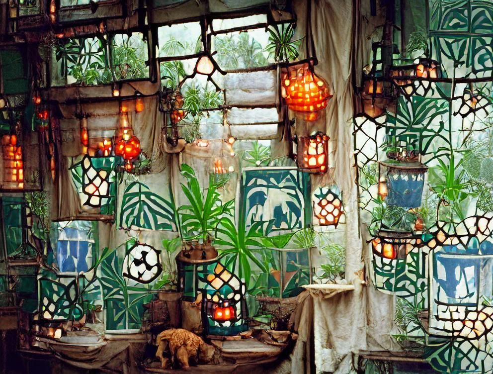 Boho dream home yo - AI Generated Artwork - NightCafe Creator