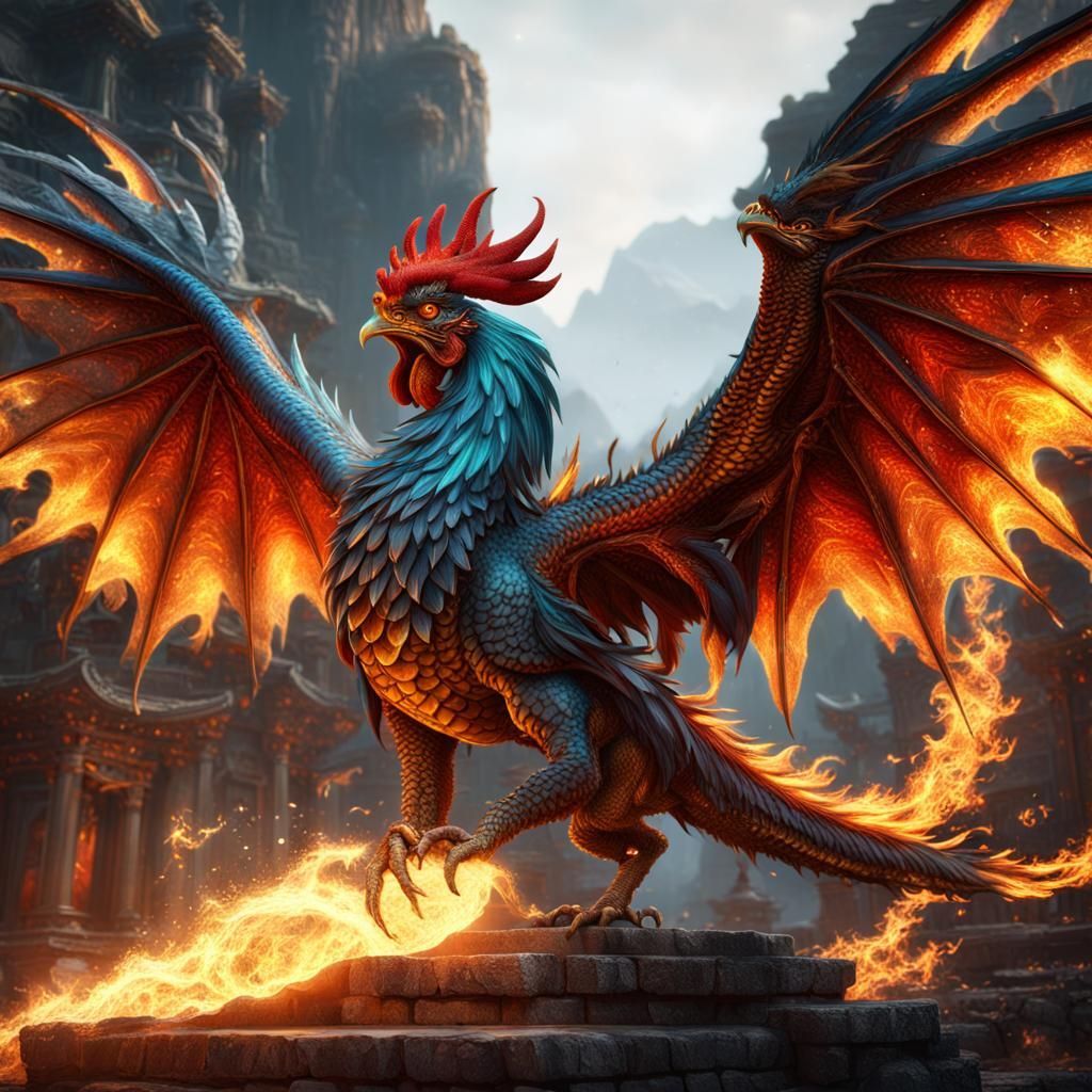 The Cockatrice : r/nightcafe