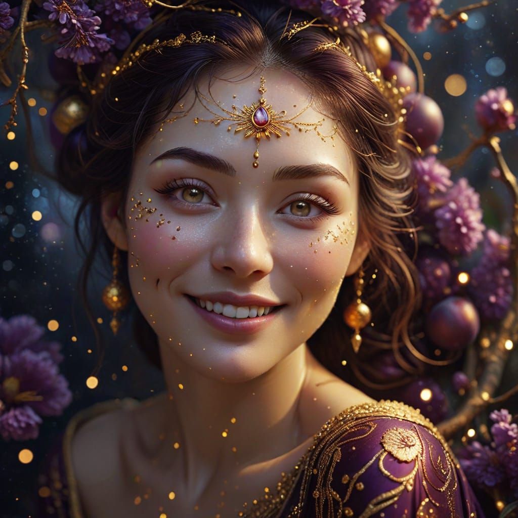 Portrait with a smile - Portrait with a smile