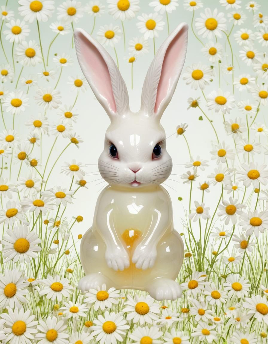 Grumpy bunny - AI Generated Artwork - NightCafe Creator