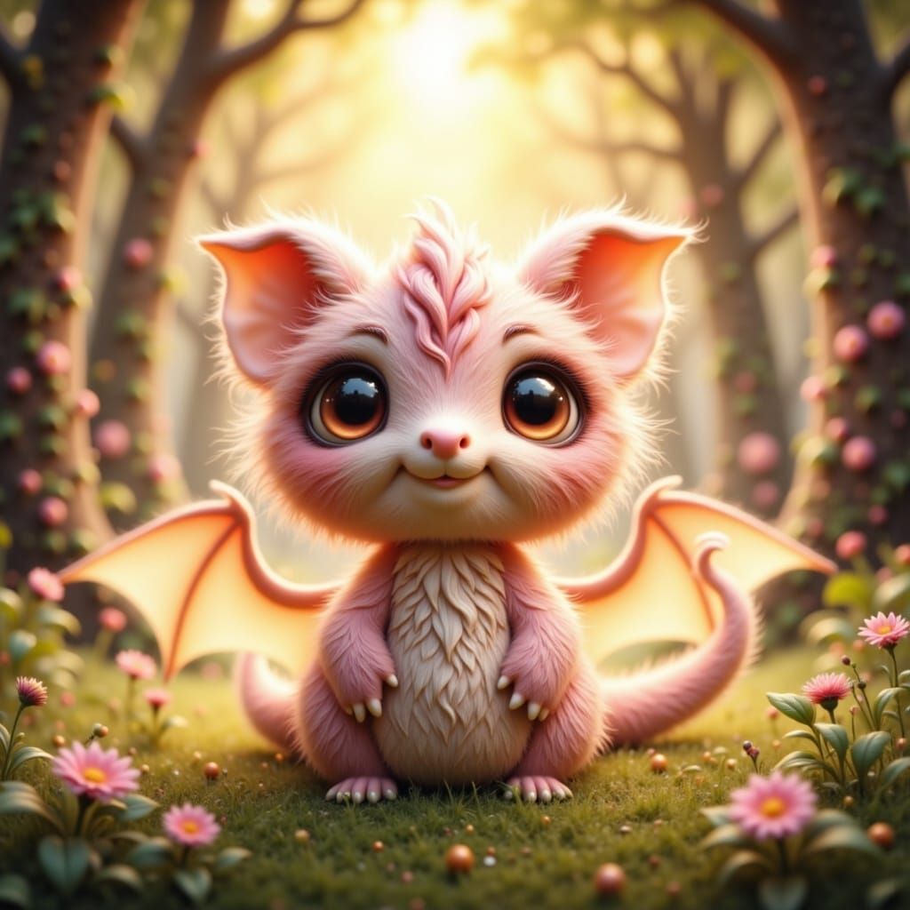 Fluffy Chibi Dragon - Fluffy Chibi Dragon