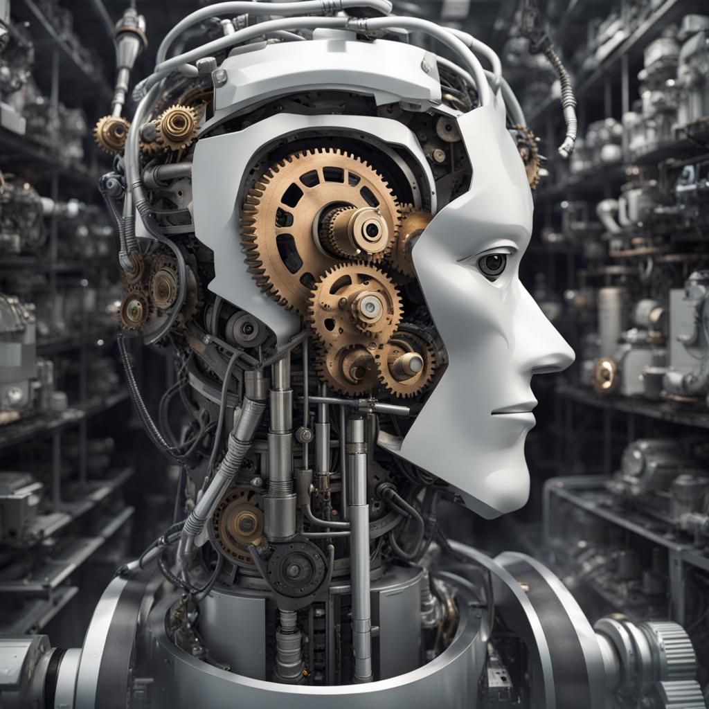 Robot Profile - AI Generated Artwork - NightCafe Creator