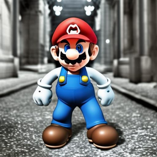 mario but on crack - AI Generated Artwork - NightCafe Creator