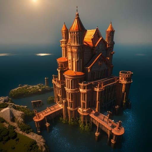 Cool Castle - AI Generated Artwork - NightCafe Creator